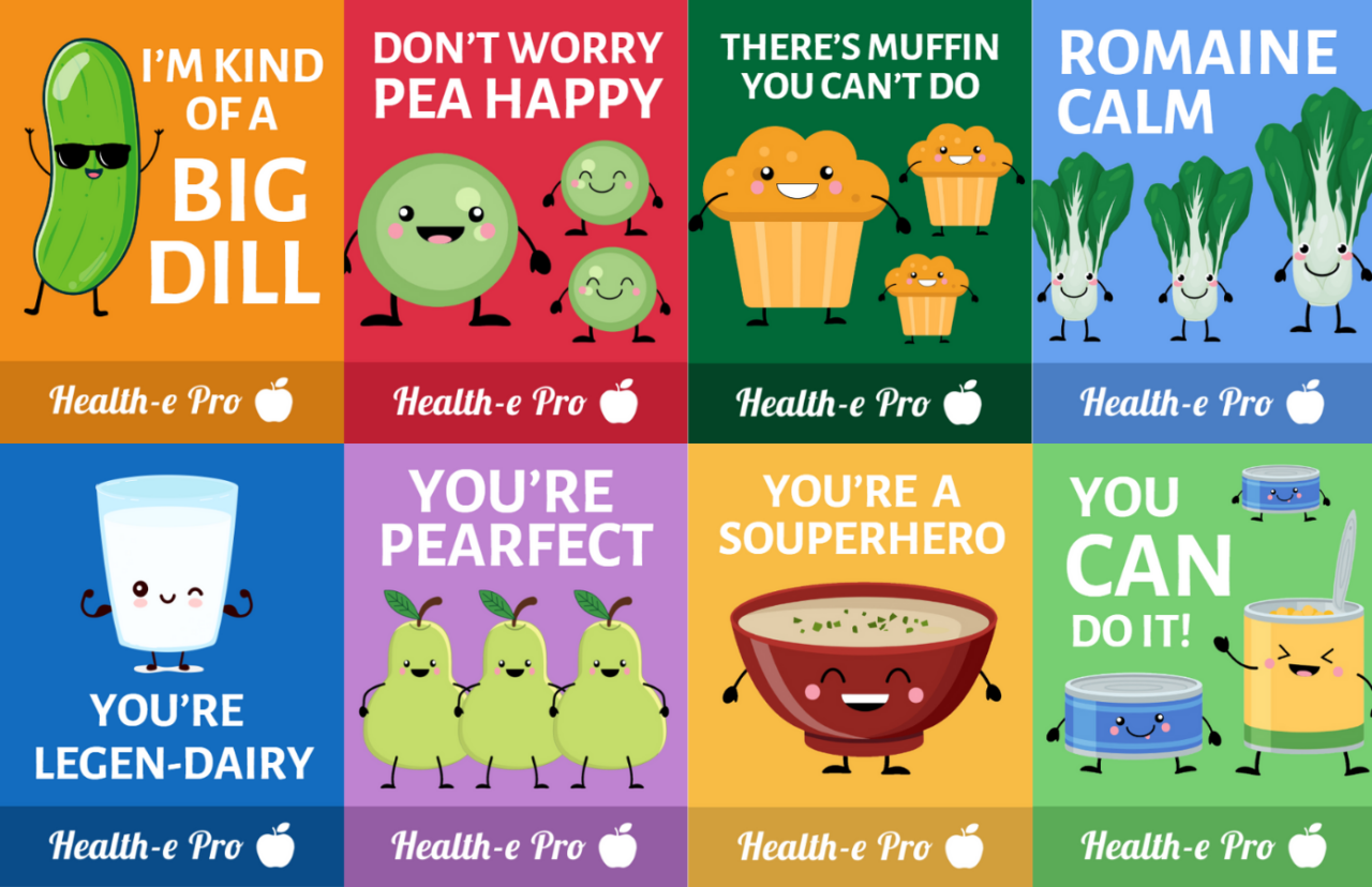 Food Pun Signage | Health-e Pro